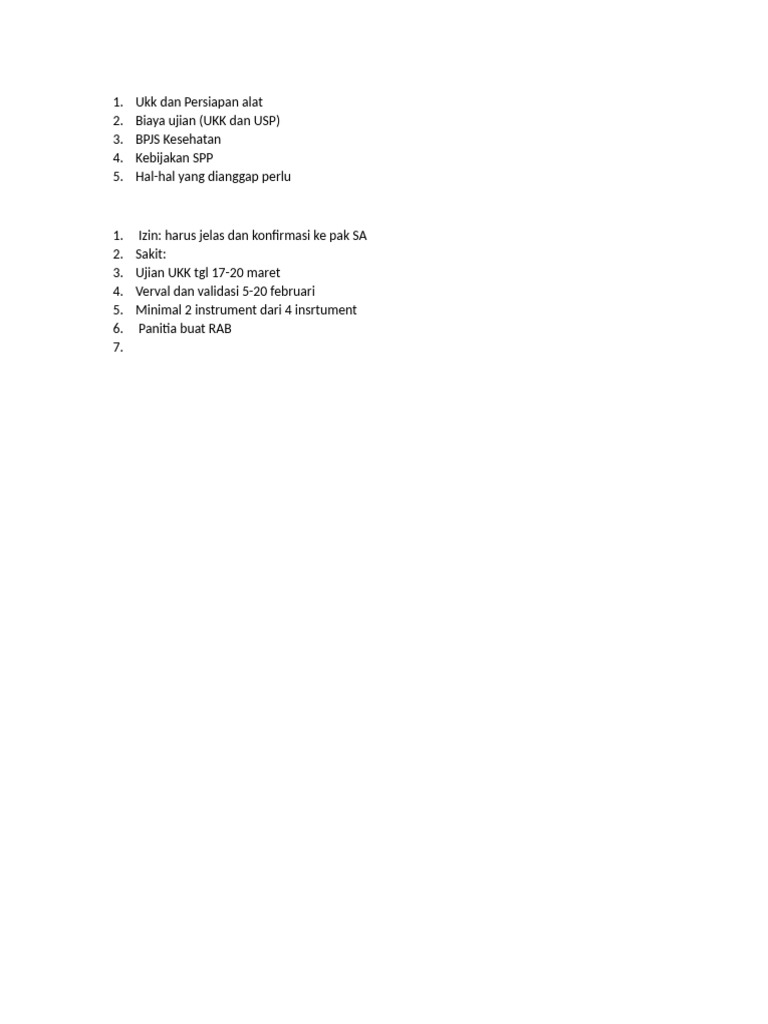 Ukk Dan Persiapan Alat | PDF