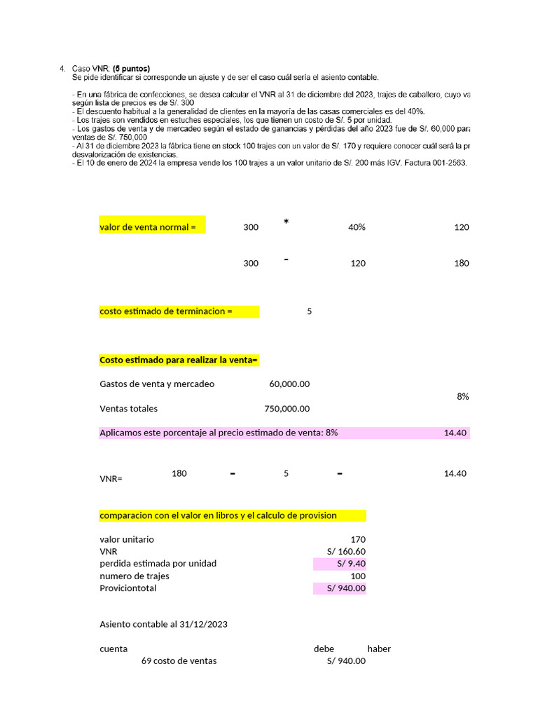 Ejercicio VNR y Corte de Importaciones | PDF | Economias
