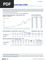 MSCI World Index Factsheet 2025 | PDF | Economies