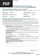 Medical Certification Serious Health Condition | PDF | Health Care ...