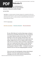 Autobiography of Malcolm X, The PDF | PDF | Malcolm X | Racism