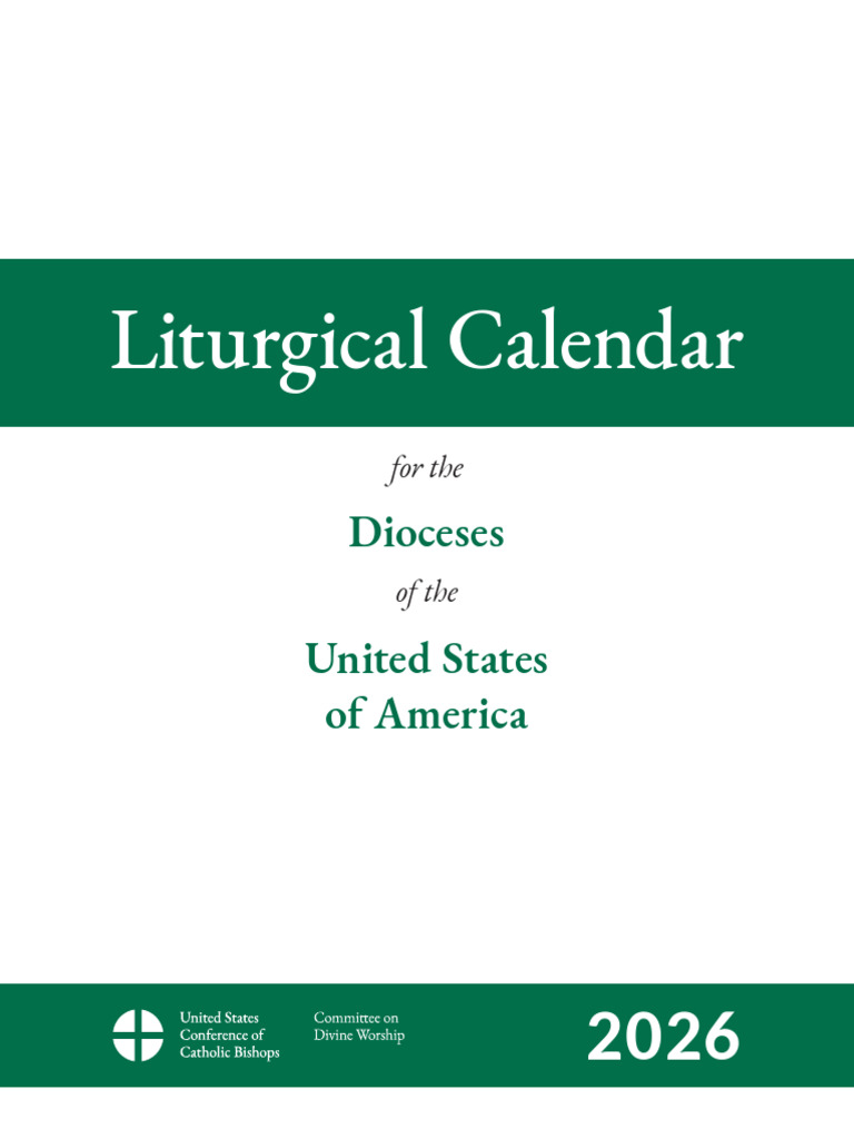 2026 Usccb Ordo | PDF | Liturgical Year | Lectionary