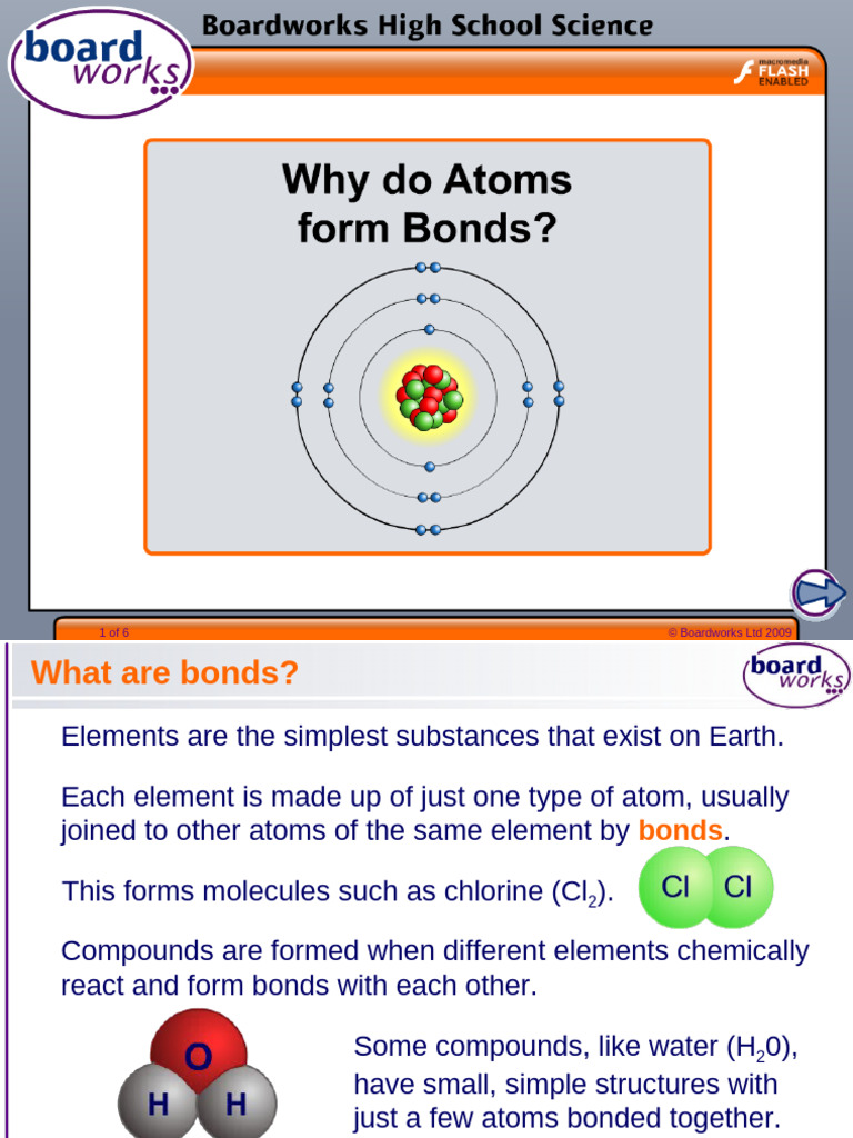 Why Do Atoms Form Bonds | PDF