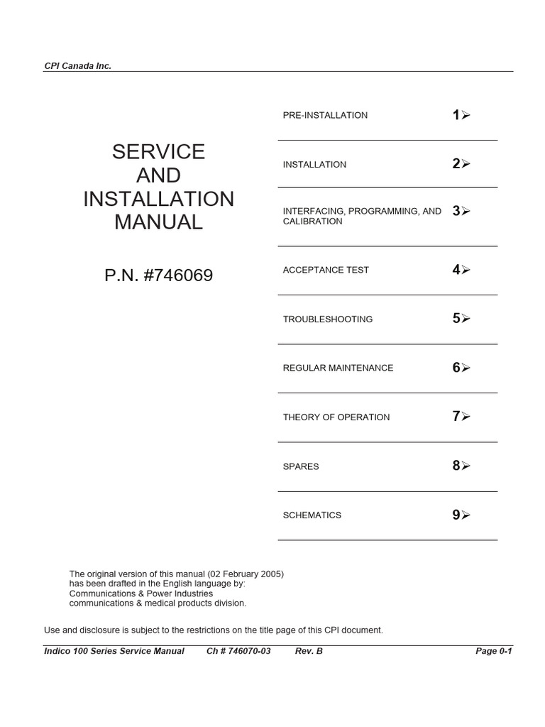 Indico 100 SP X-Ray Generator p2 | PDF