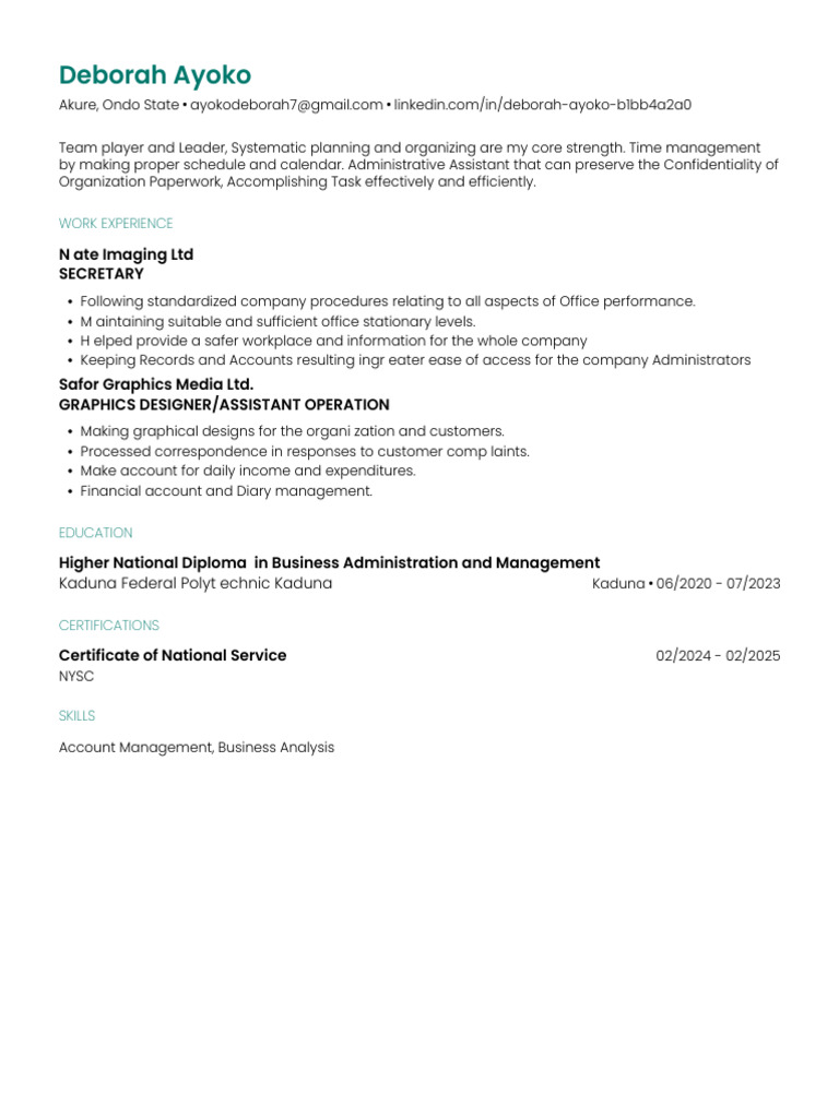 Untitled Resume | PDF