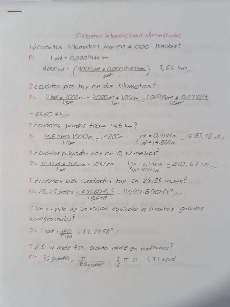 Sistema Internacional de Unidades | PDF