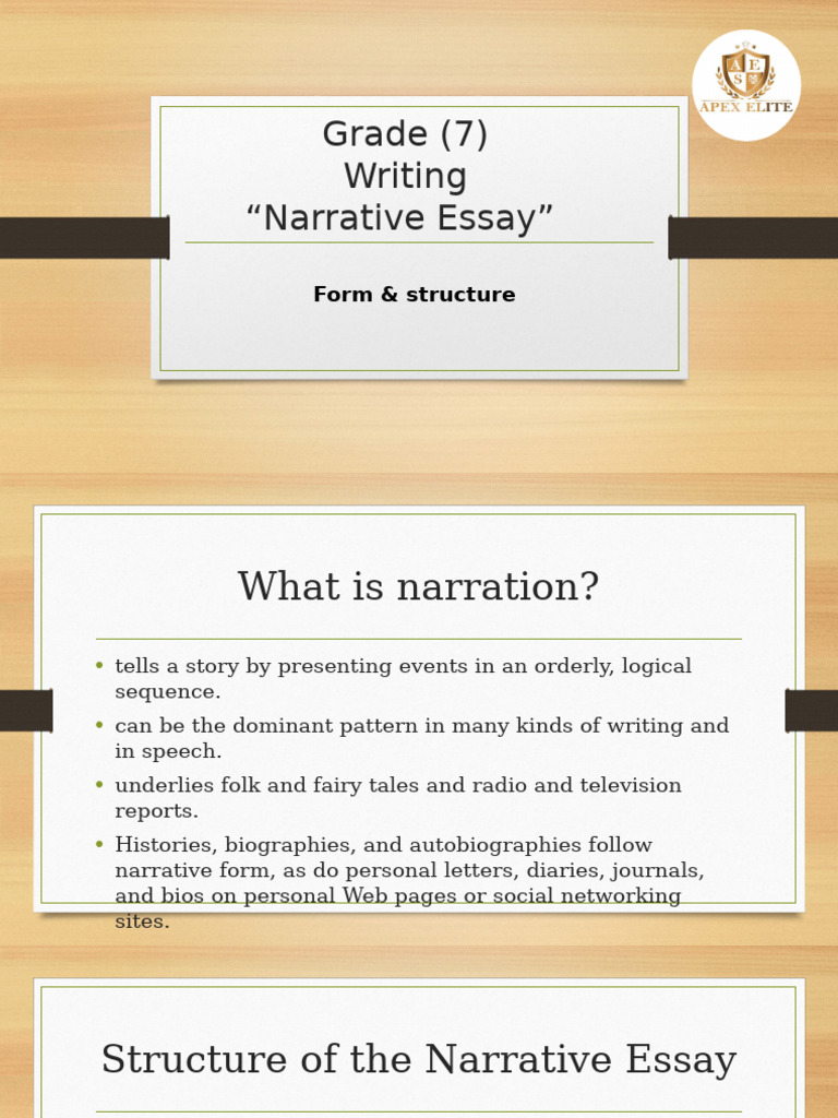 Narrative Essay Writing Guide | PDF | Narrative | Essays