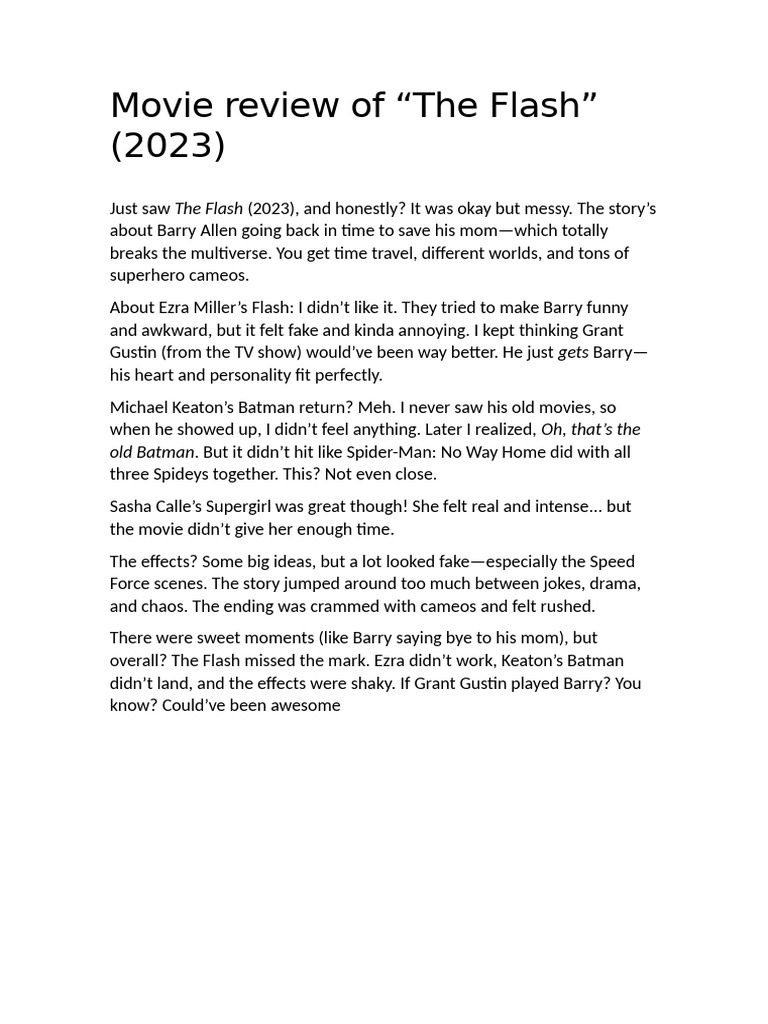 Movie Review of | PDF
