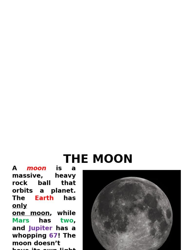 science moon | PDF | Moon | Celestial Mechanics