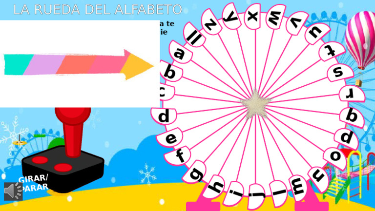 Rueda del Abecedario: Juego Interactivo | PDF