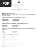 GMRC Grade 2 Week 3 Activities | PDF