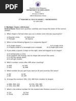 GMRC Grade 2 Week 4 Worksheet | PDF