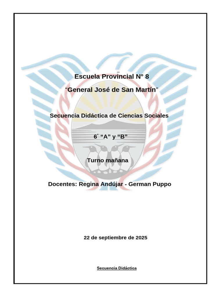 SD 7 de Cs. Soc. 6° - La Arg en Siglo XX y XXI | PDF
