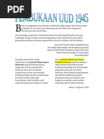 Teks UUD 1945 | PDF | Politik