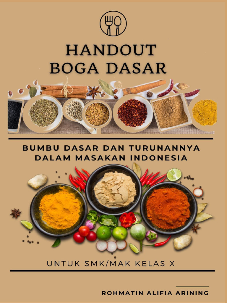 Handout Bumbu Dasar Dan Turunannya | PDF