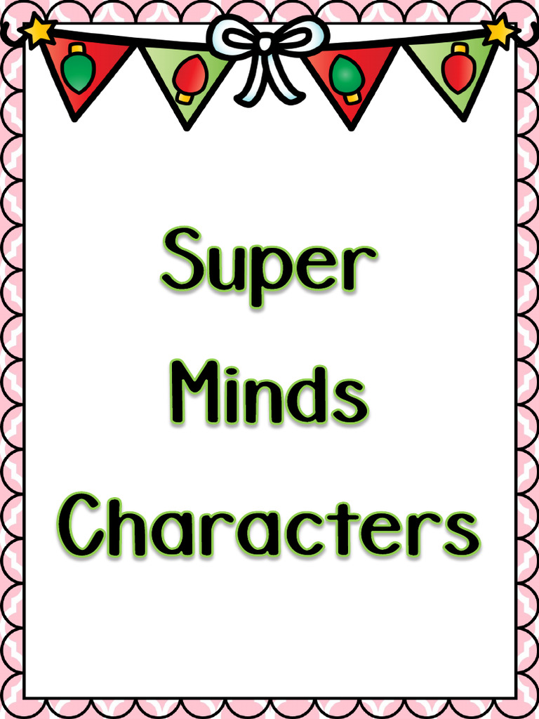 Super Minds Characters | PDF