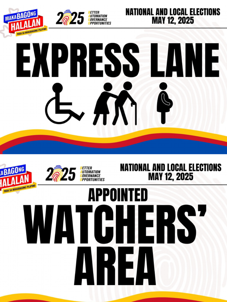 Election 2025 Signages | PDF