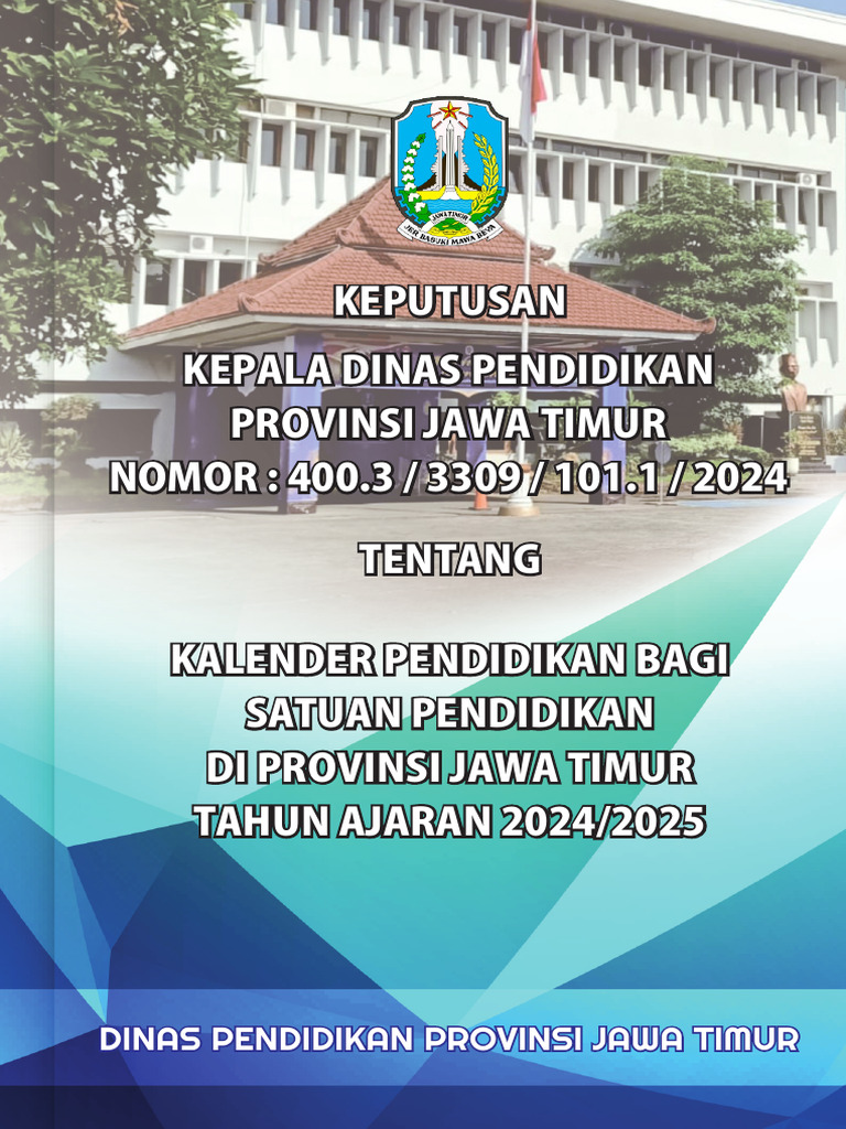 Kalender Pendidikan Jawa Timur 2024/2025 | PDF