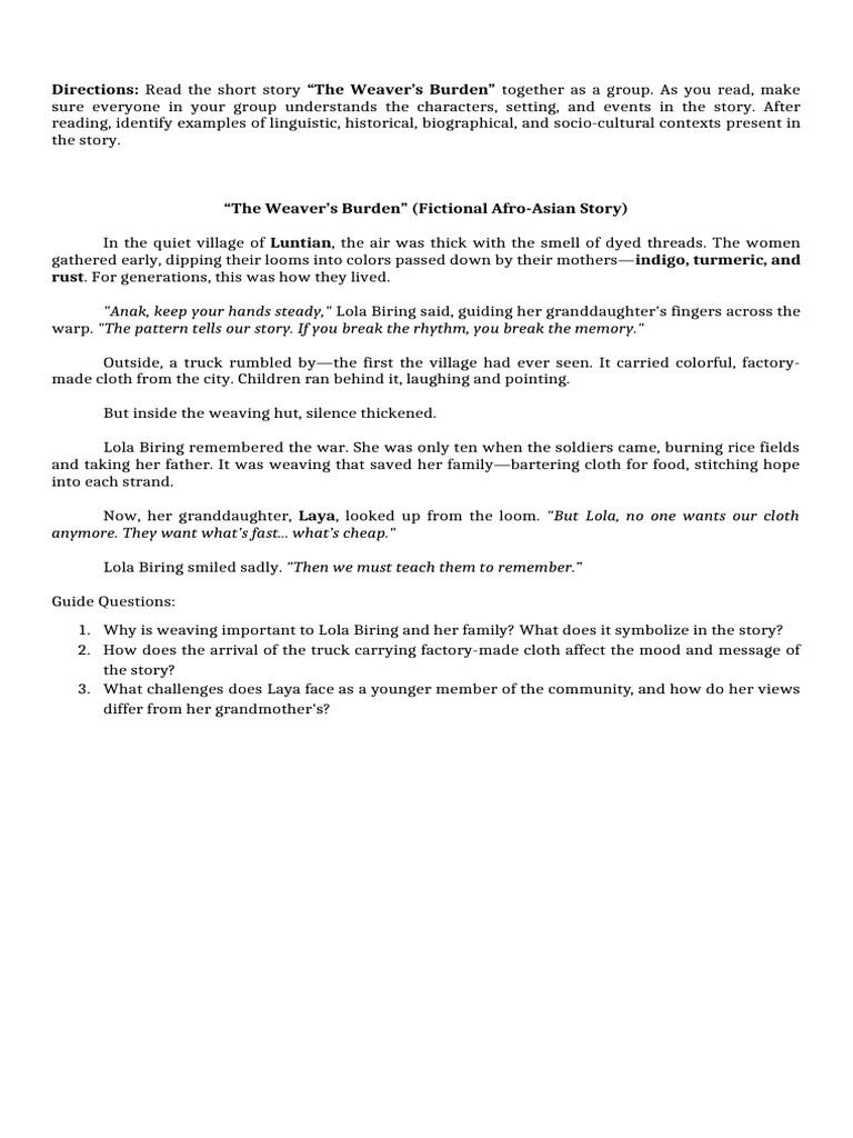Types of Context Activity | PDF