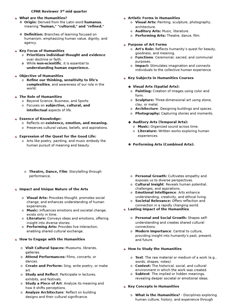 Understanding the Humanities: Key Concepts | PDF | The Arts | Humanities