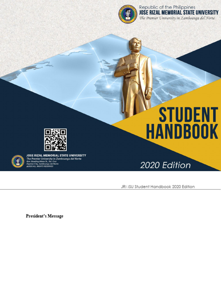 JRMSU 2020 Student Handbook Overview | PDF