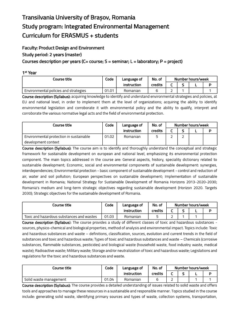 DPM Master MIM 2023-2024 Syl | PDF | Life Cycle Assessment | Waste