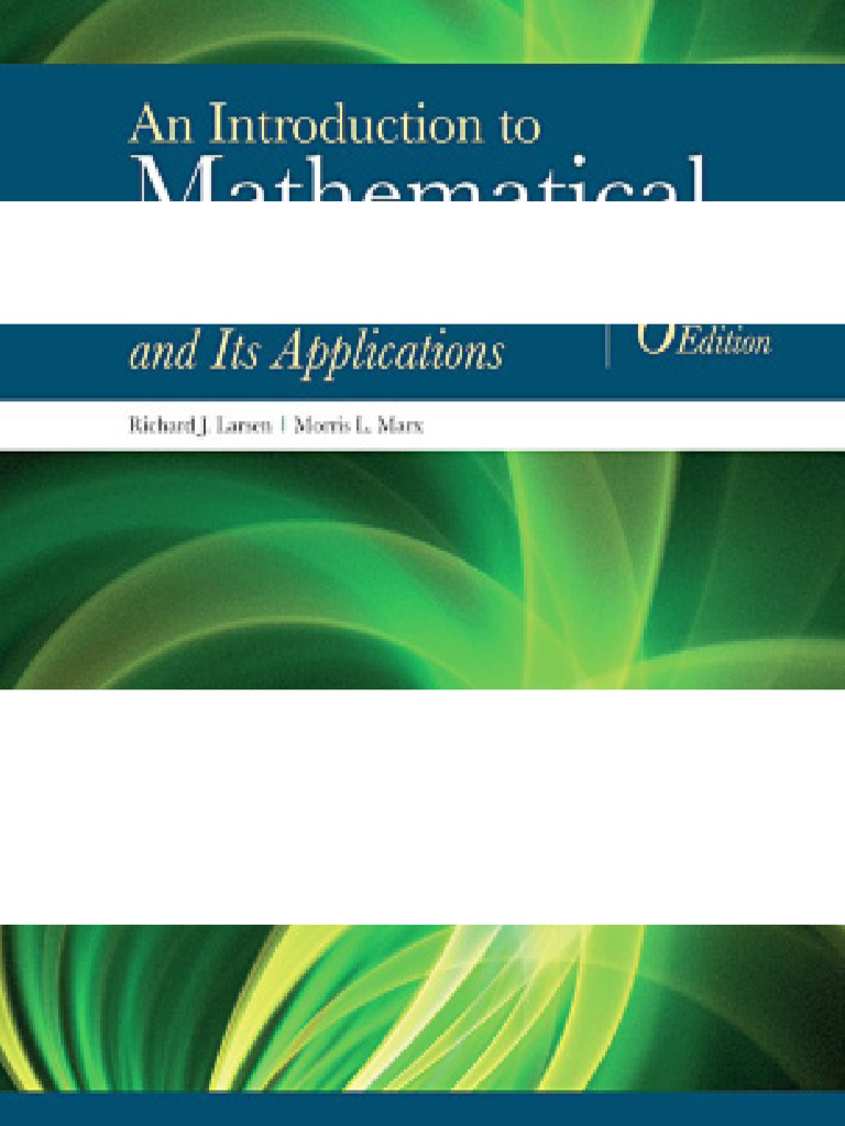 An Introduction To Mathematical Statistics and Its Applications (6th Edition) Larsen | PDF ...