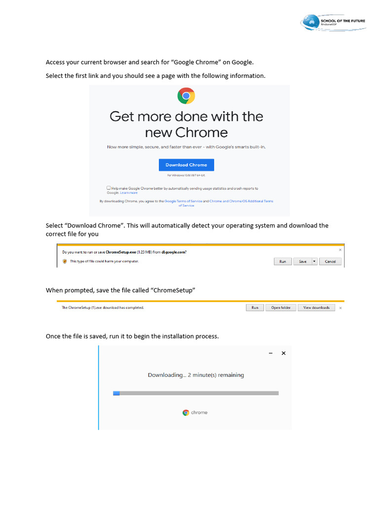 How To Install Google Chrome Win | PDF