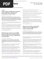 Weekly Pulp Price Update: August 2025 | PDF | Pulp (Paper) | Futures ...