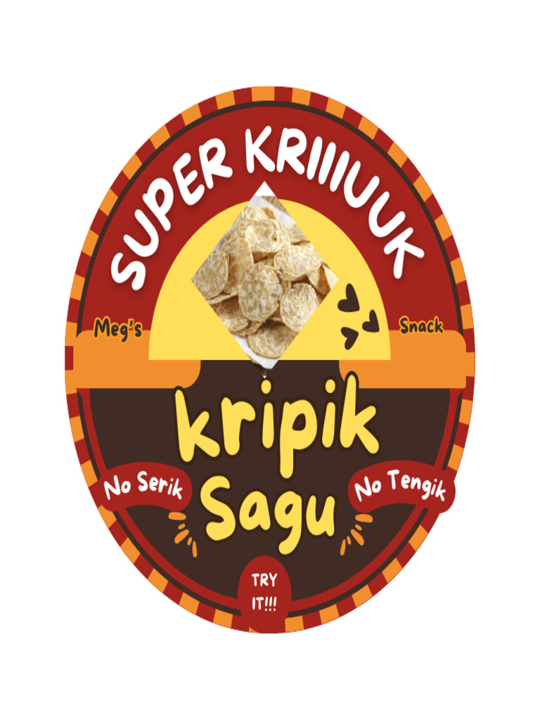 Stiker Kripik Tempe | PDF