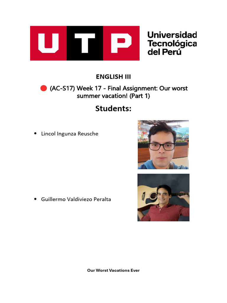 English Final Assignment Part I | PDF