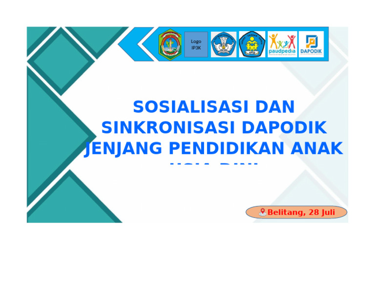 Spanduk Dapodik PAUD | PDF
