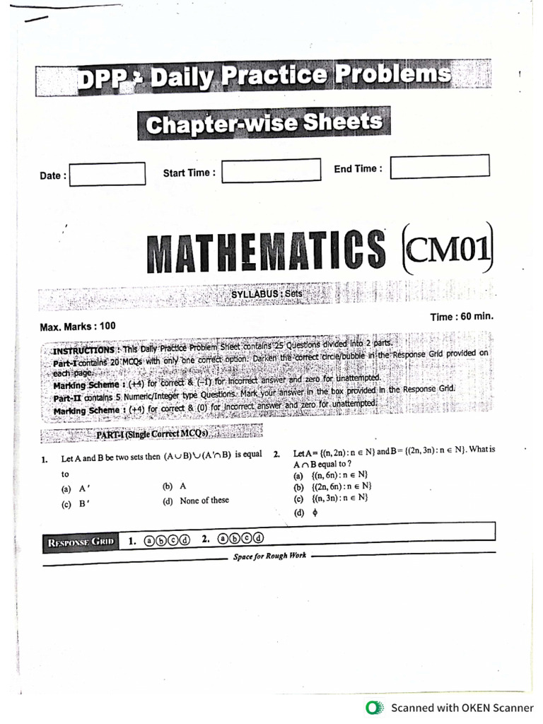 DPP - Sets | PDF