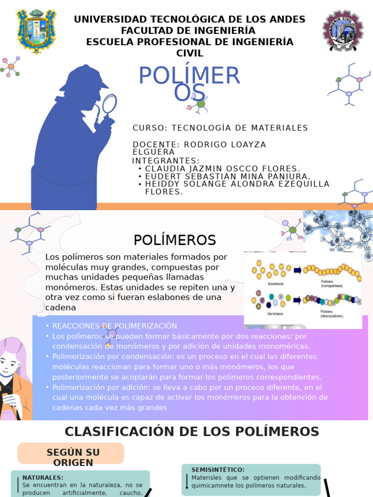 Polímeros Tecnología | PDF | Polímeros | Hormigón