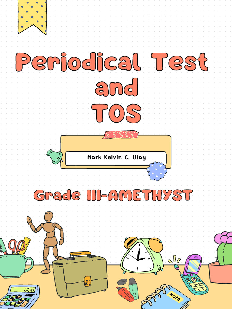 Teacher's Yearly Lesson Plan in Pink, Blue, and Yellow Fun and ...