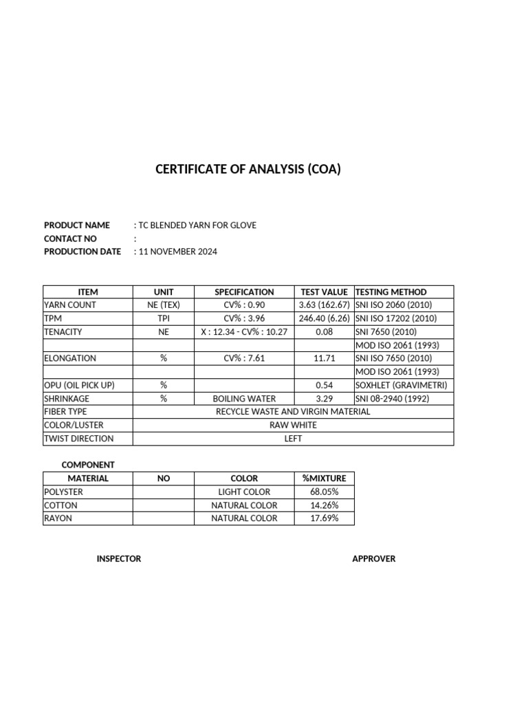 Yarn Test 3.5 | PDF