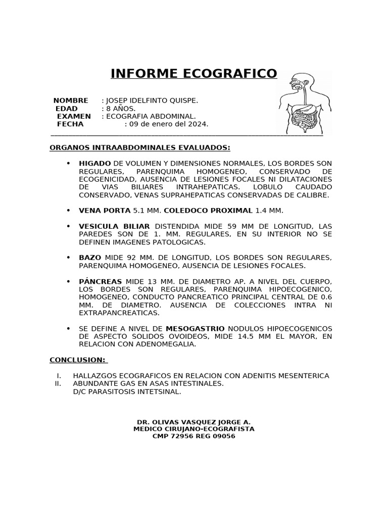 Adenitis Mesenterica | PDF | Abdomen | Sistema digestivo humano