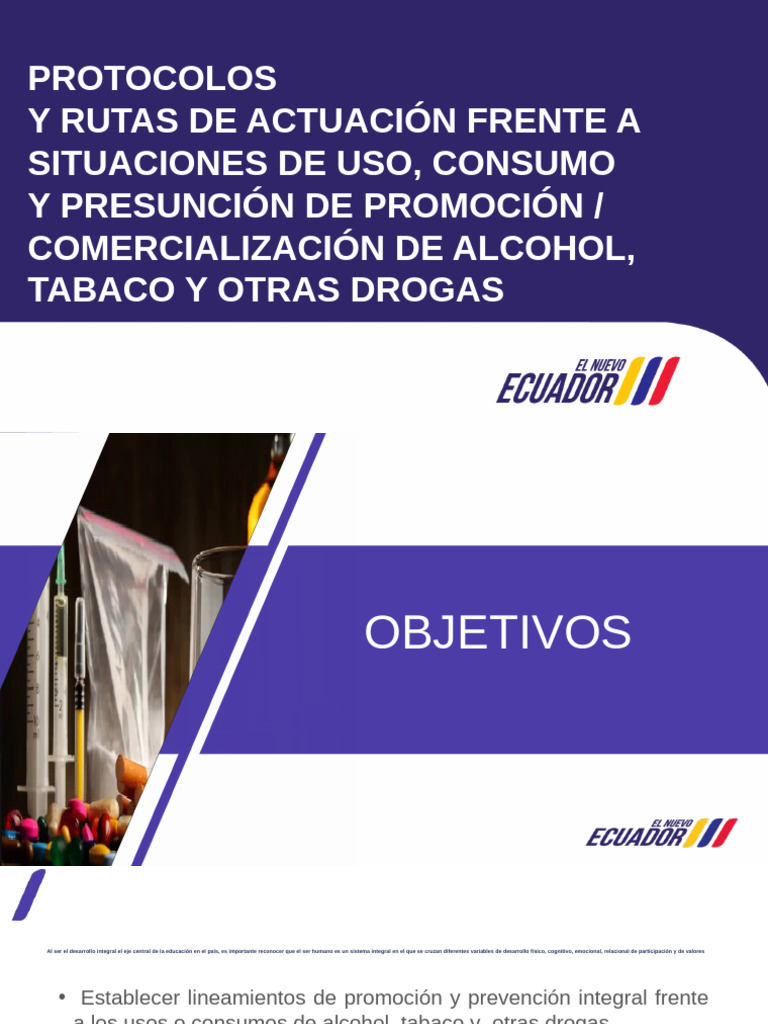 Protocolo Consumo | PDF | Drogas | La dependencia de sustancias