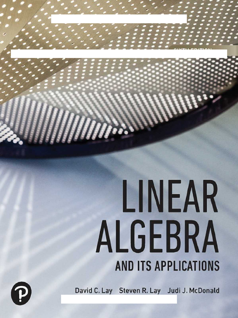 Linear Algebra and Its Applications (6th Edition) Lay | PDF ...