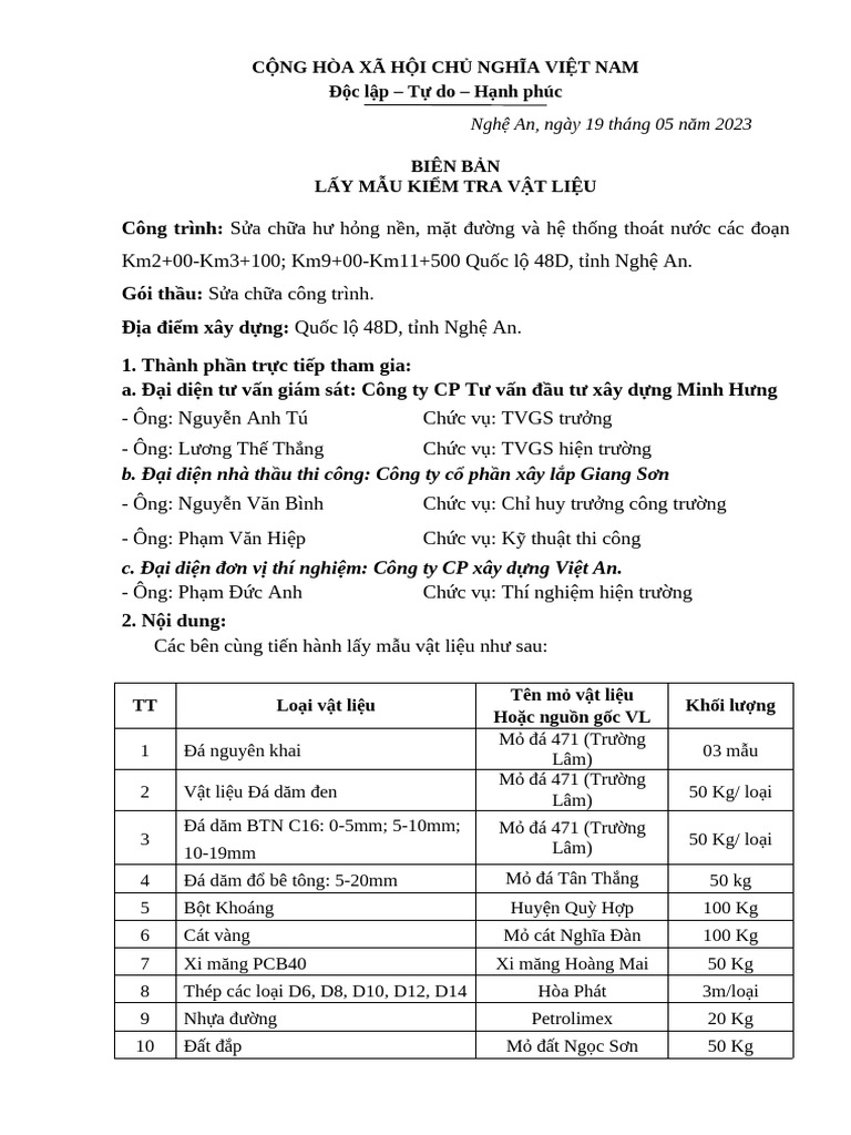 3. BB Lay Mau Vat Lieu (LM-03) | PDF