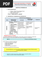 Plan de Clases: Números Ordinales 1° | PDF | Cognición | Aprendizaje