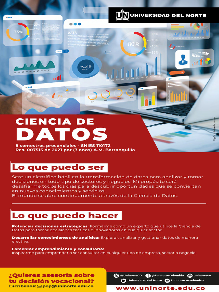 Folleto Ciencia de Datos | PDF | Ciencia de datos | Científico