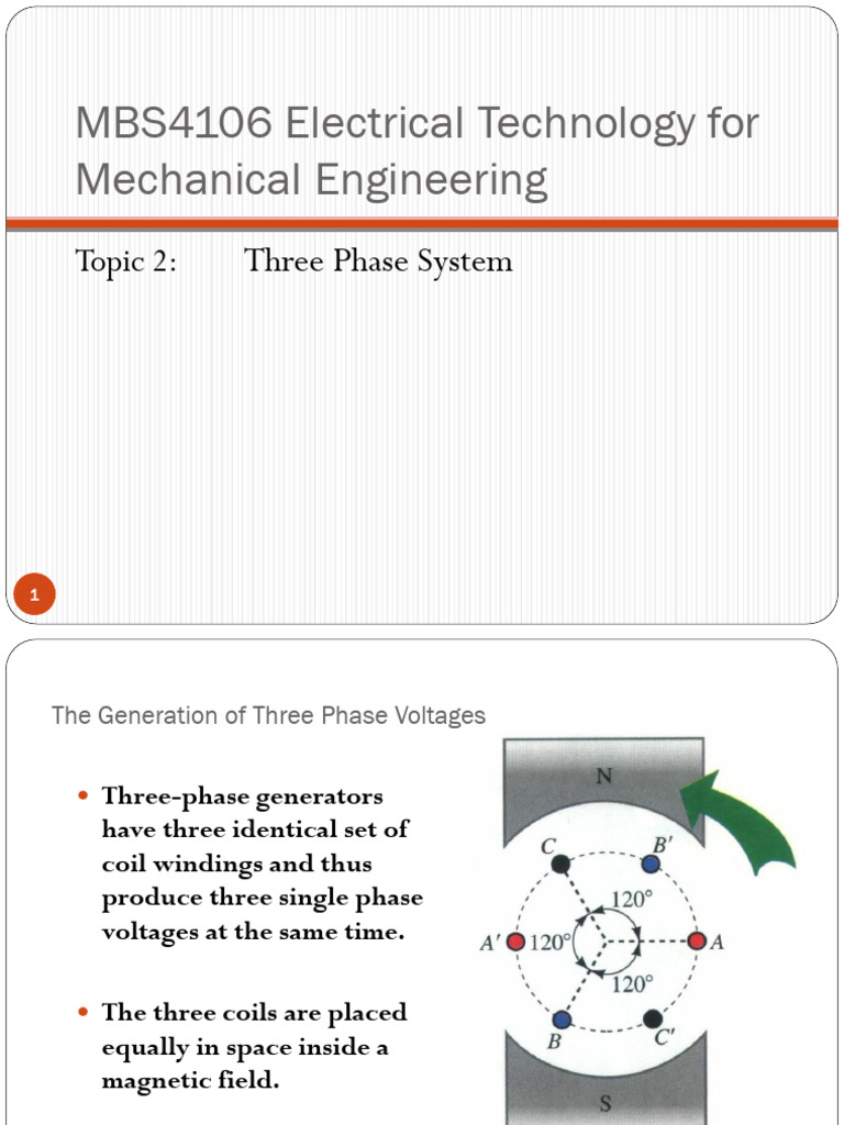 Three Phase System: Balanced Loads Explained | PDF | Electrical ...