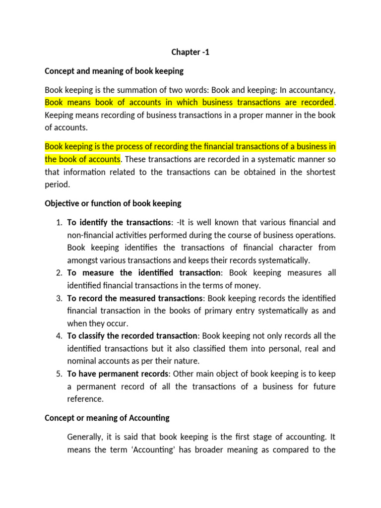Understanding Bookkeeping Basics | PDF | Expense | Economies