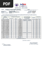 Sample Service Record DepEd | PDF