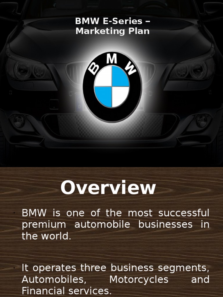BMW E-Series Marketing Plan Overview | PDF