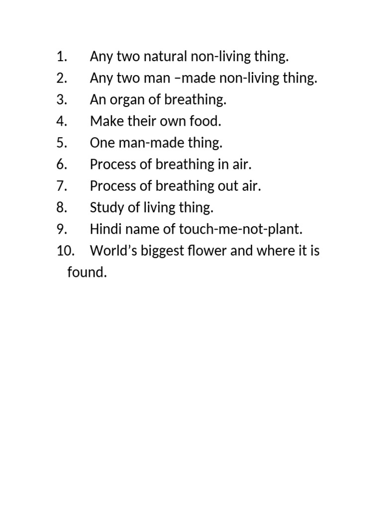 Natural and Man-Made Objects Guide | PDF