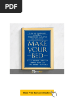 Make Your Bed: Lessons from Admiral McRaven | PDF