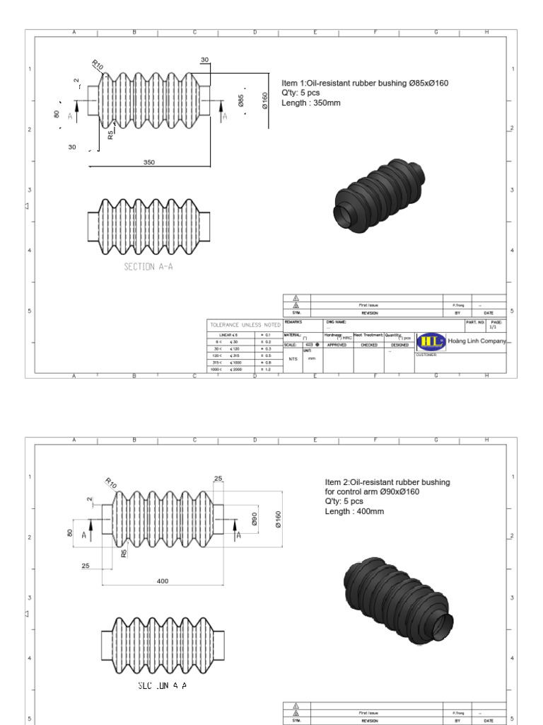 Item1,2-Oil-resistant Rubber Bushing (S5, CPTP) | PDF