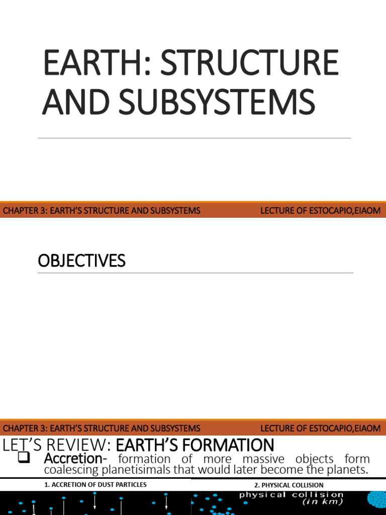 Lecture 4 Earths Structure and Subsystems | PDF | Earth | Astronomical Objects
